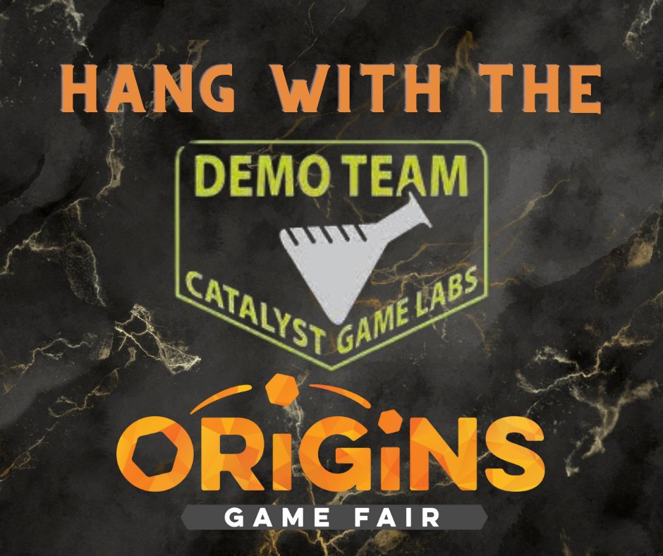 CatalystGameLab on Twitter: "Hang with the Catalyst Demo Team starting TODAY at Origins Game ...