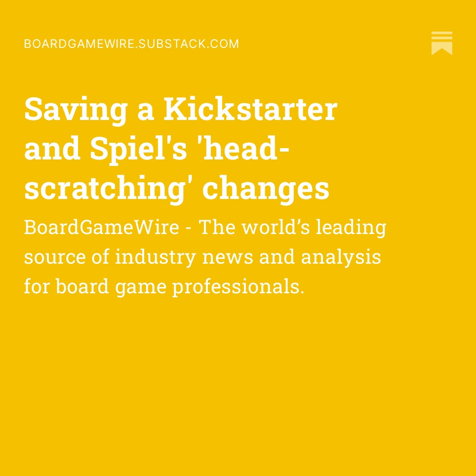 BoardGameWire on Twitter: "Our weekly Substack is here! Featuring Cryptozoic failing to pay ...