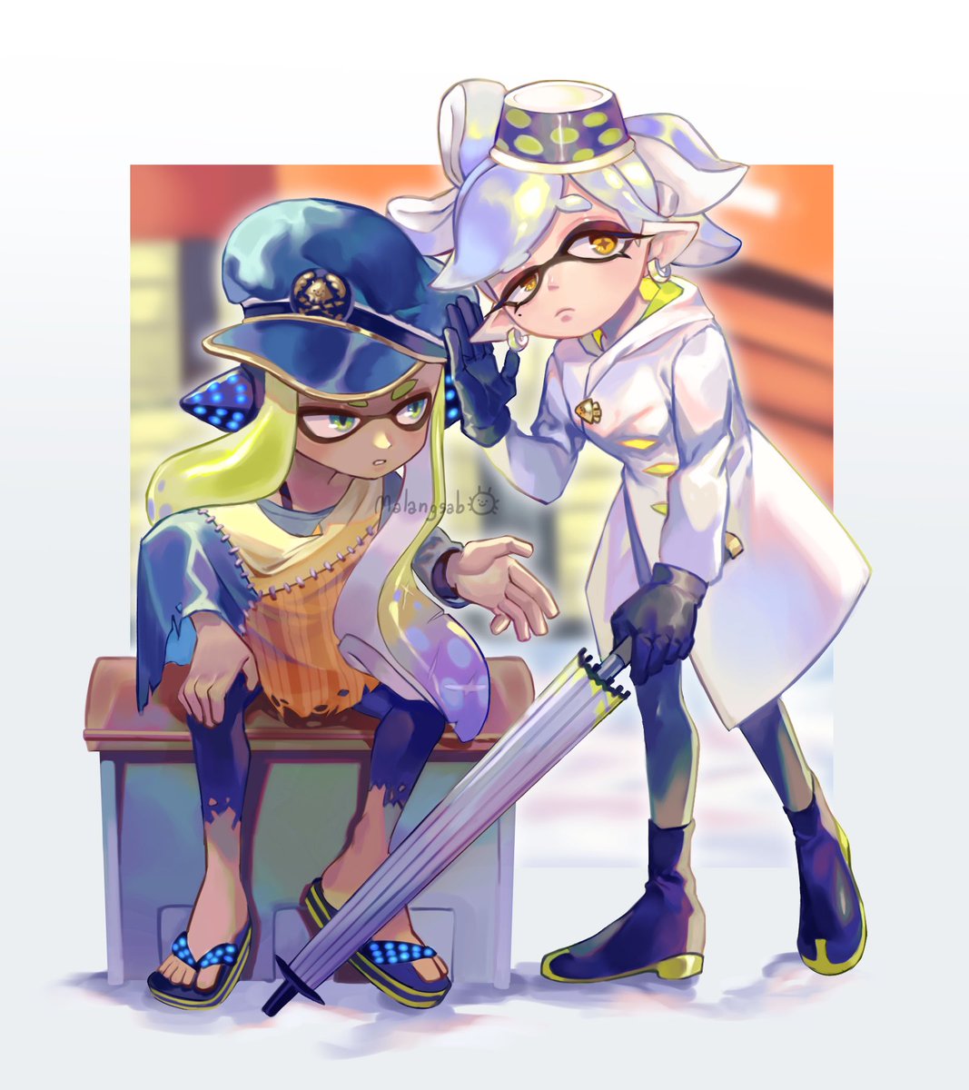 シオカラーズ 「Art Train Thank you @/kaohom503 พี่เพิ่ง」|Malangsabのイラスト