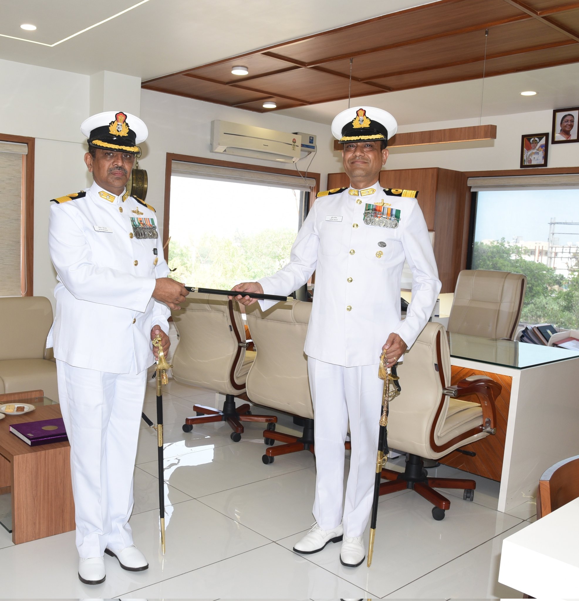 Gujarat Naval Area on Twitter: "The officer is an alumnus of the National Defence Academy and ...