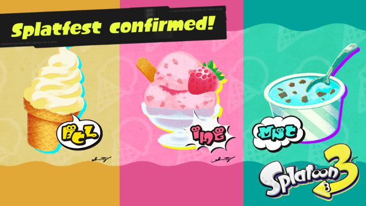 Nintendo UK on Twitter: "We all scream for…Splatfest?! Lead Vanilla, Strawberry or Mint Chip ice ...