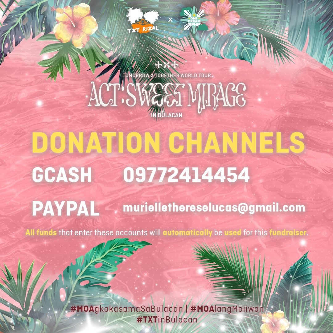 TXT RIZAL PHILIPPINES on Twitter: "#MOAgkakasamaSaBulacan 𝙞𝙣 𝙘𝙤𝙡𝙡𝙖𝙗 𝙬𝙞𝙩𝙝 @onedreamphil Our ...