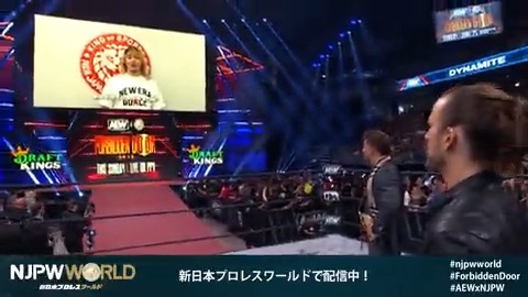 njpwworld on Twitter: "【#AEWDynamite📷】#23-25 を日本語実況版‼️ @tanahashi1_100 が #ForbiddenDoor でMJFの持つ ...