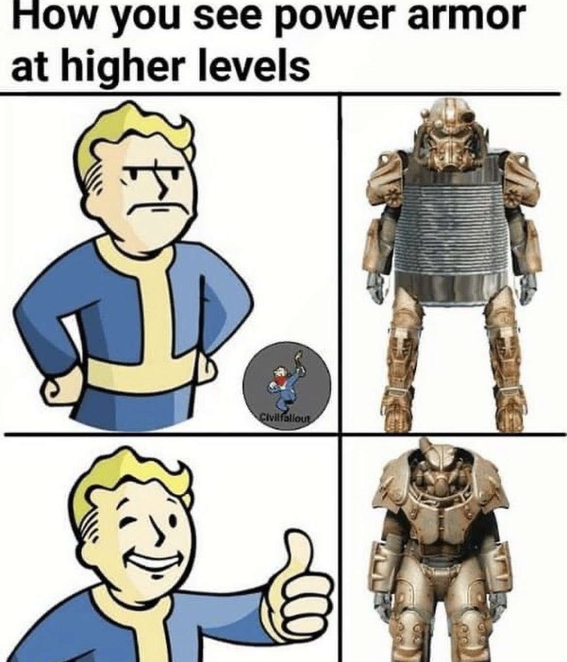Fallout Power Armor Memes Oli Civilfallout (UK) On X: "Source: Art