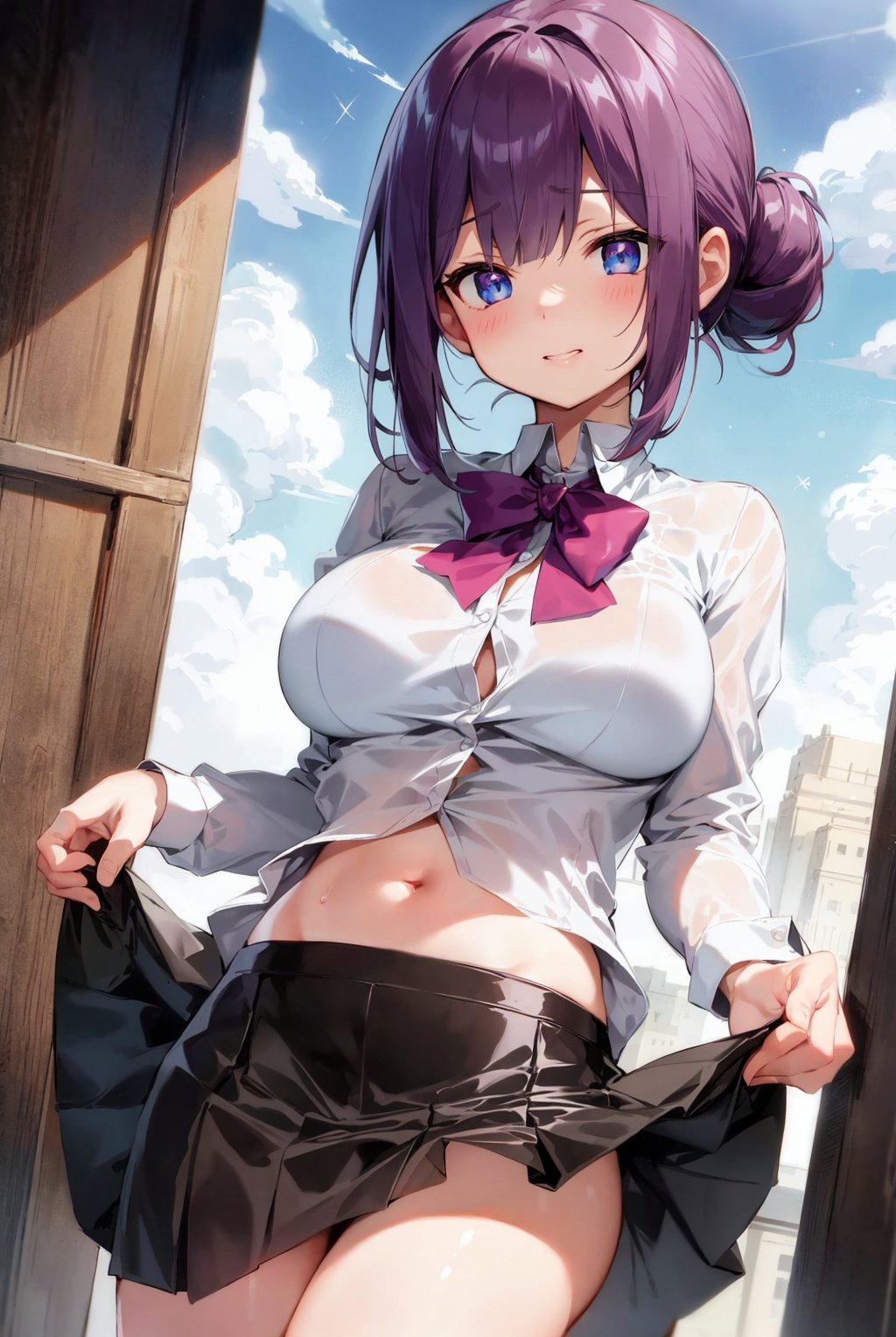 山吹紫御/Shion👻 on Twitter: "あつ～い！お昼、行きますよ～！ #AIart #AIイラスト https://t.co/ICDHC39zPN" / Twitter