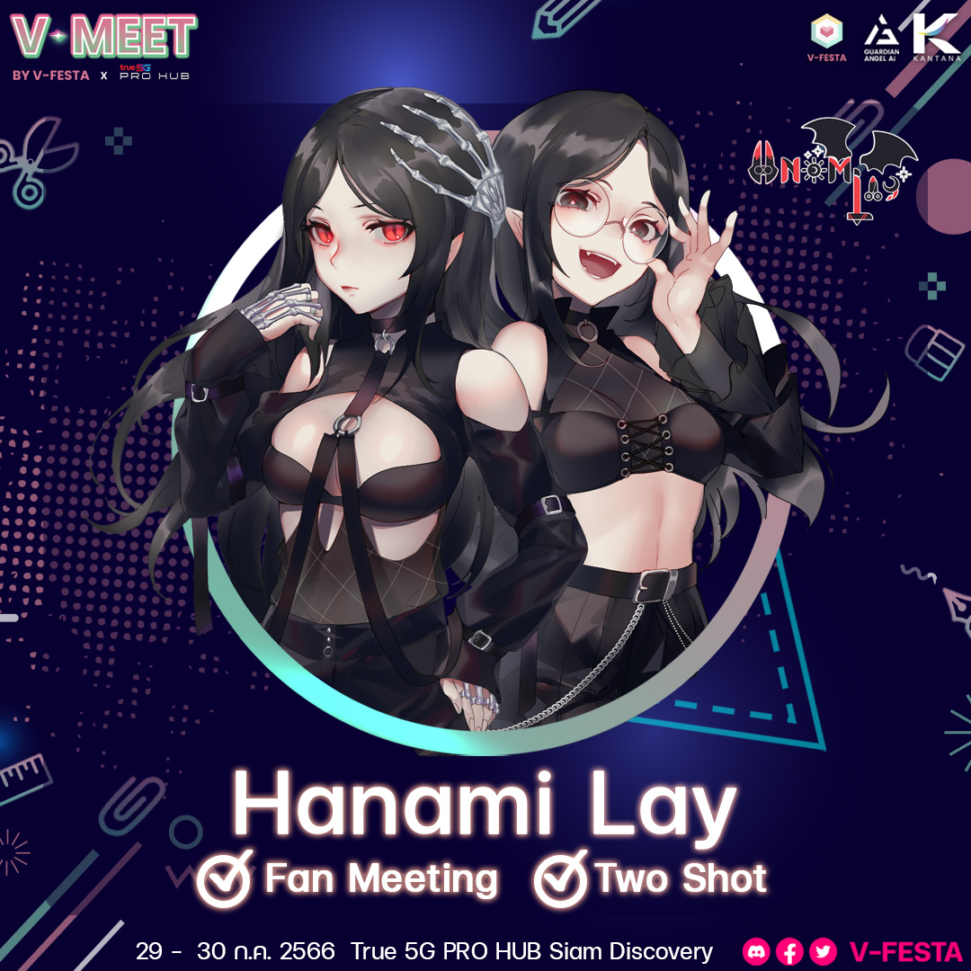 V-Festa TH on Twitter: "ปิดท้ายวันนี้ด้วยคุณหนูแวมไพร์นามว่า Hanami Lay ใครรอสาวน้อยคนนี้อยู่ขอ ...