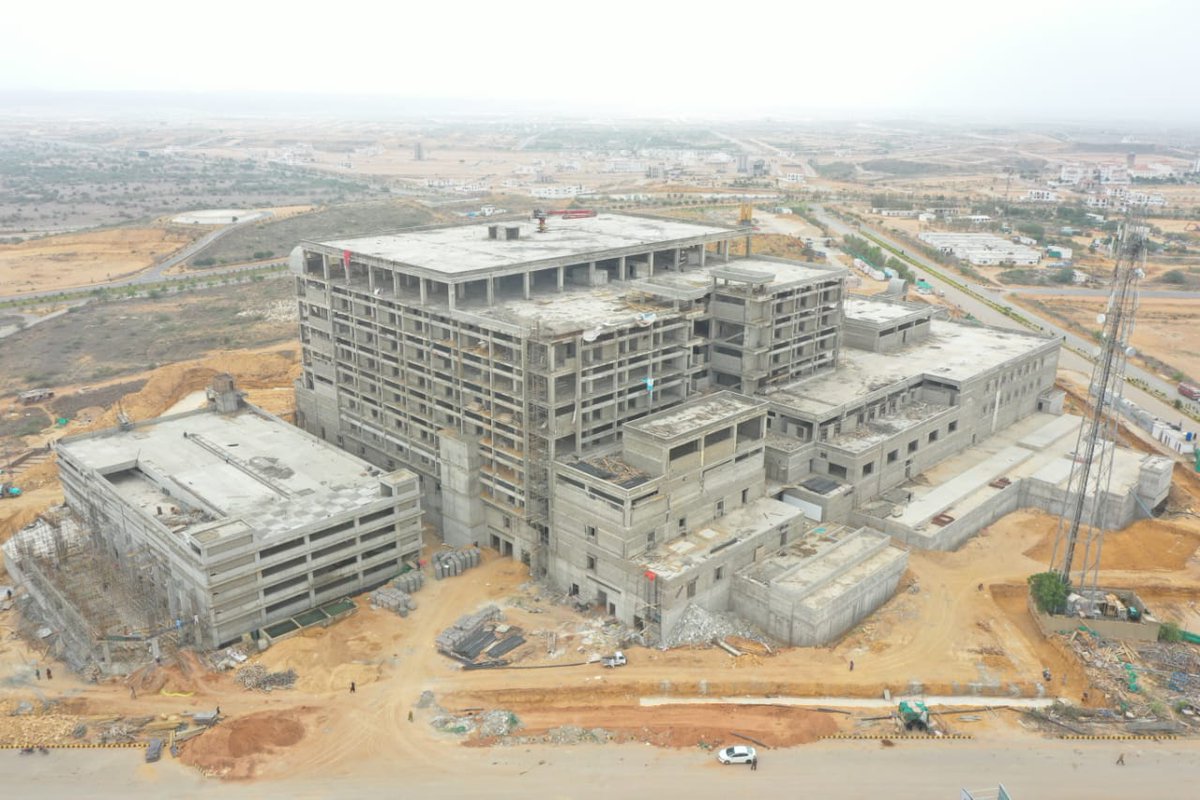 SKMT Karachi construction proceeding despite all the challenges being ...