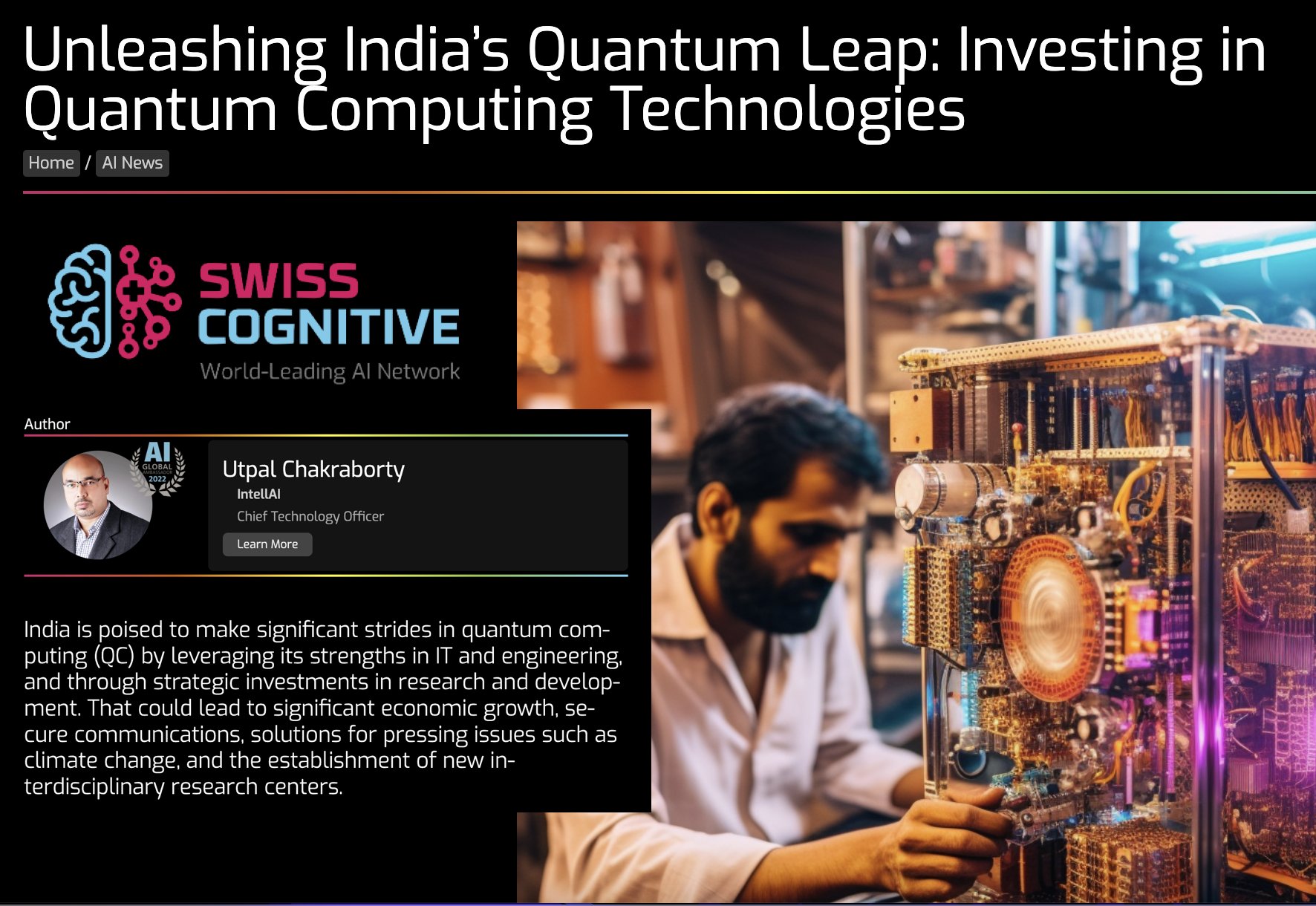 Utpal Chakraborty on Twitter: "Hope you will enjoy reading my article - "Unleashing India’s ...