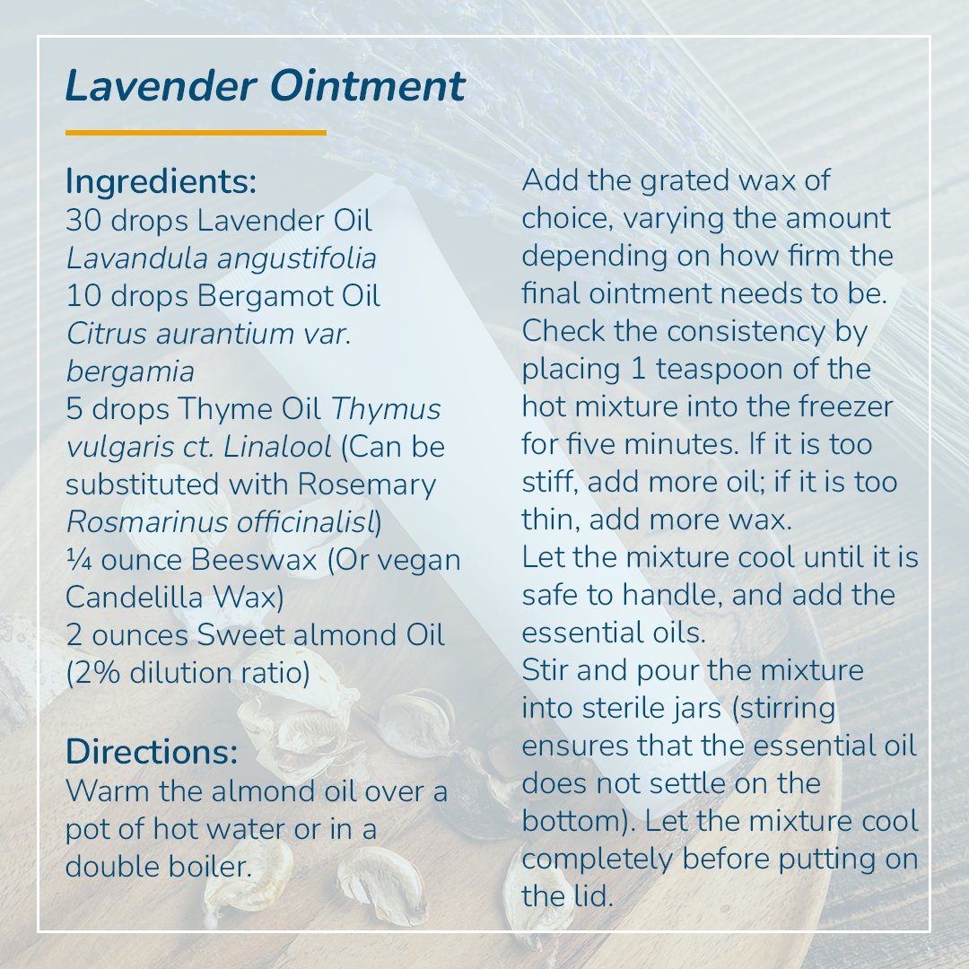 ACHS on Twitter: "💫Lavender Ointment 🪻 Have a personal rejuvenation ...