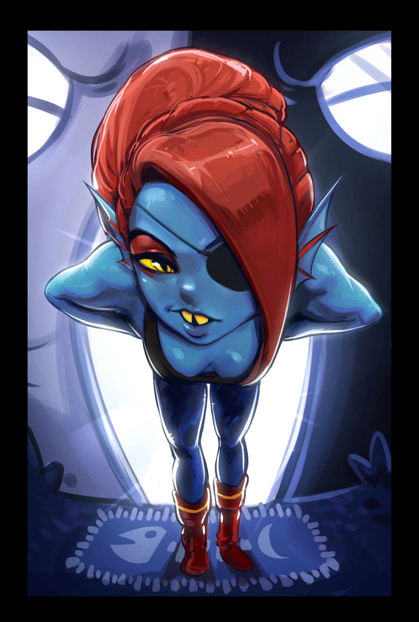 milkyrack on Twitter: "Undyne https://t.co/SEvvYqcDIm" / Twitter