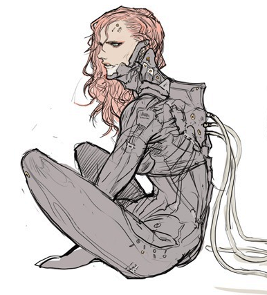 Metal Gear Rising Concept Art Mistral