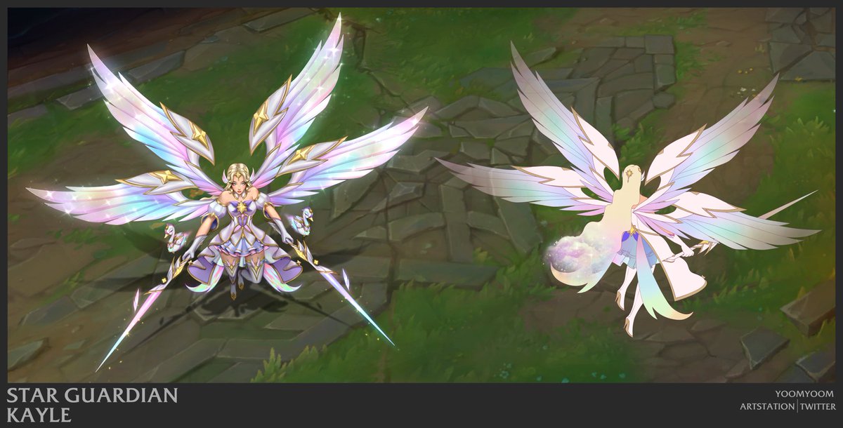 Waifufu On Twitter Rt Yoomyoomm Star Guardian Kayle Turned My Concept Into An In Game And