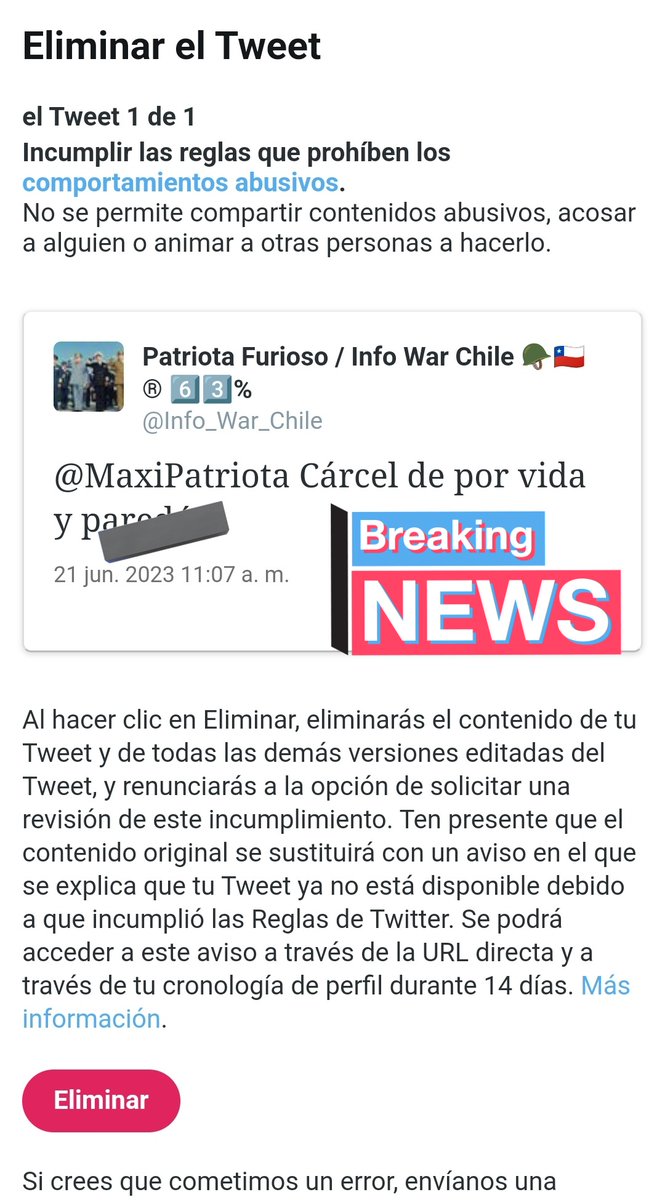 Patriota Furioso / Info War Chile 🪖🇨🇱 ® 6️⃣3️⃣% on Twitter: Patriota Furioso / Info War Chile 🪖🇨🇱 ® 6️⃣3️⃣% on Twitter:
