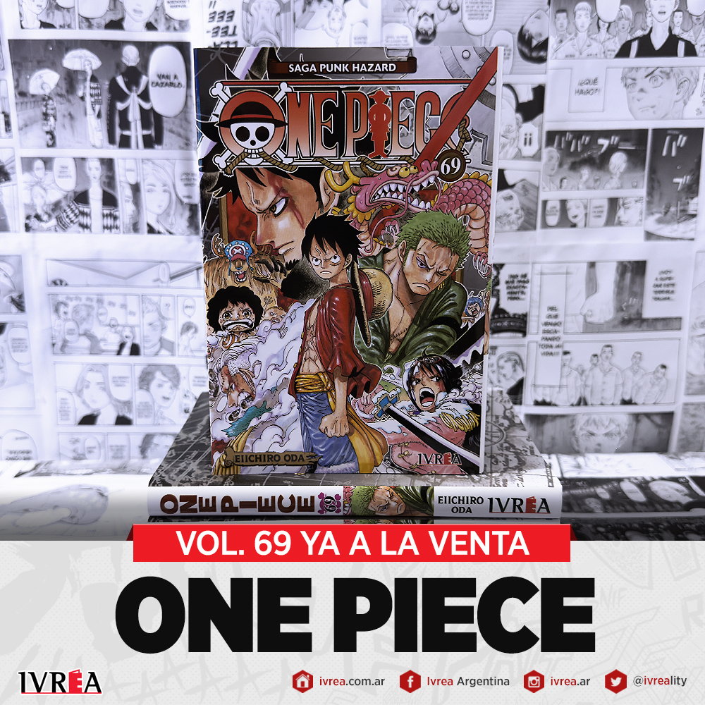 Ivrea Argentina on Twitter: "Conseguí ONE PIECE VOL. 69 desde mañana en comiquerías y librerías ...