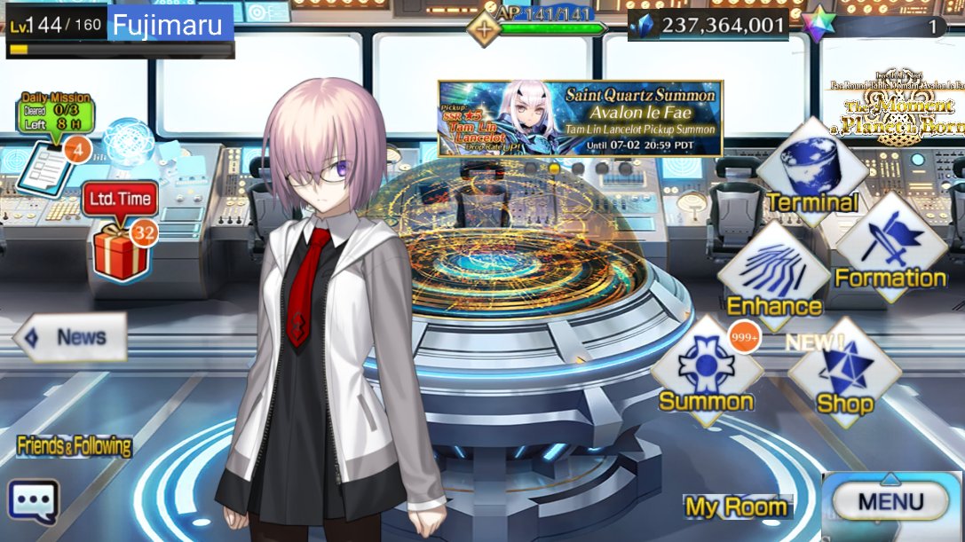 Frank Abete on Twitter: "RT @SLAppUnofficial: I redesigned fgo's main menu"