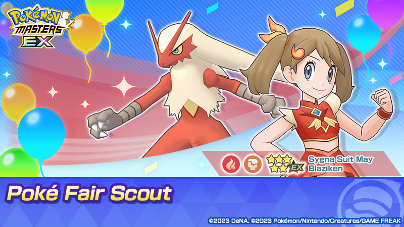 Pokémon Masters Ex On Twitter 5★ Sygna Suit May And Blaziken Return