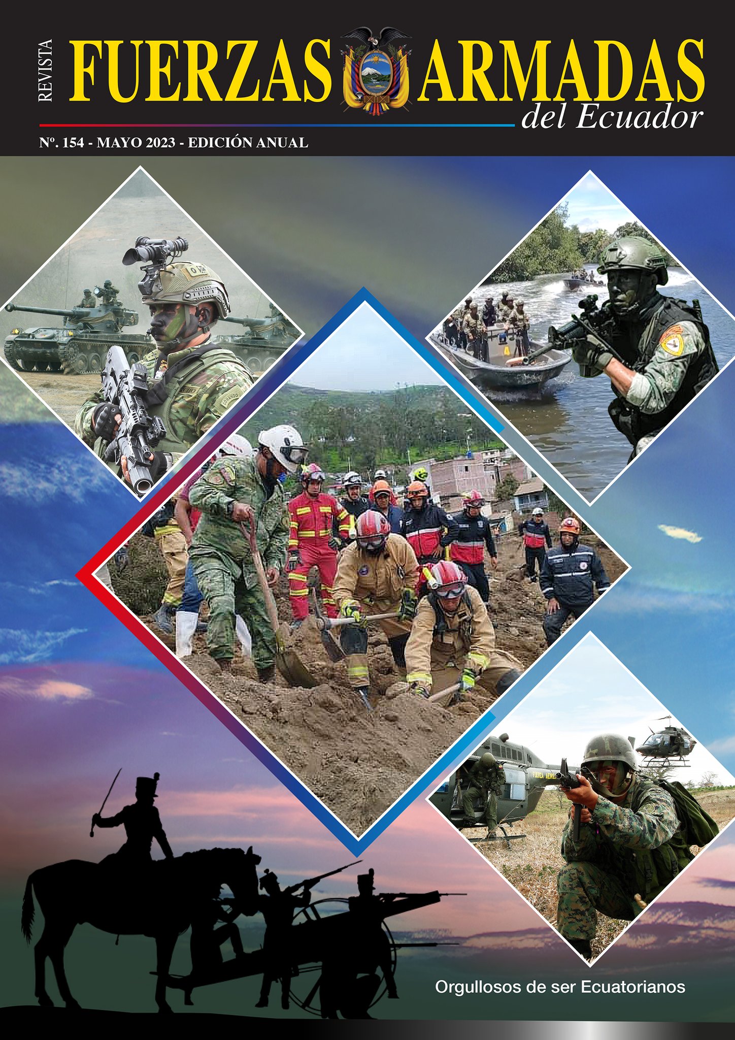 FFAAECUADOR on Twitter: "🪖𝙍𝙚𝙫𝙞𝙨𝙩𝙖 𝙁𝙪𝙚𝙧𝙯𝙖𝙨 𝘼𝙧𝙢𝙖𝙙𝙖𝙨 𝙙𝙚𝙡 𝙀𝙘𝙪𝙖𝙙𝙤𝙧 2023🇪🇨 Te invitamos a conocer los ...