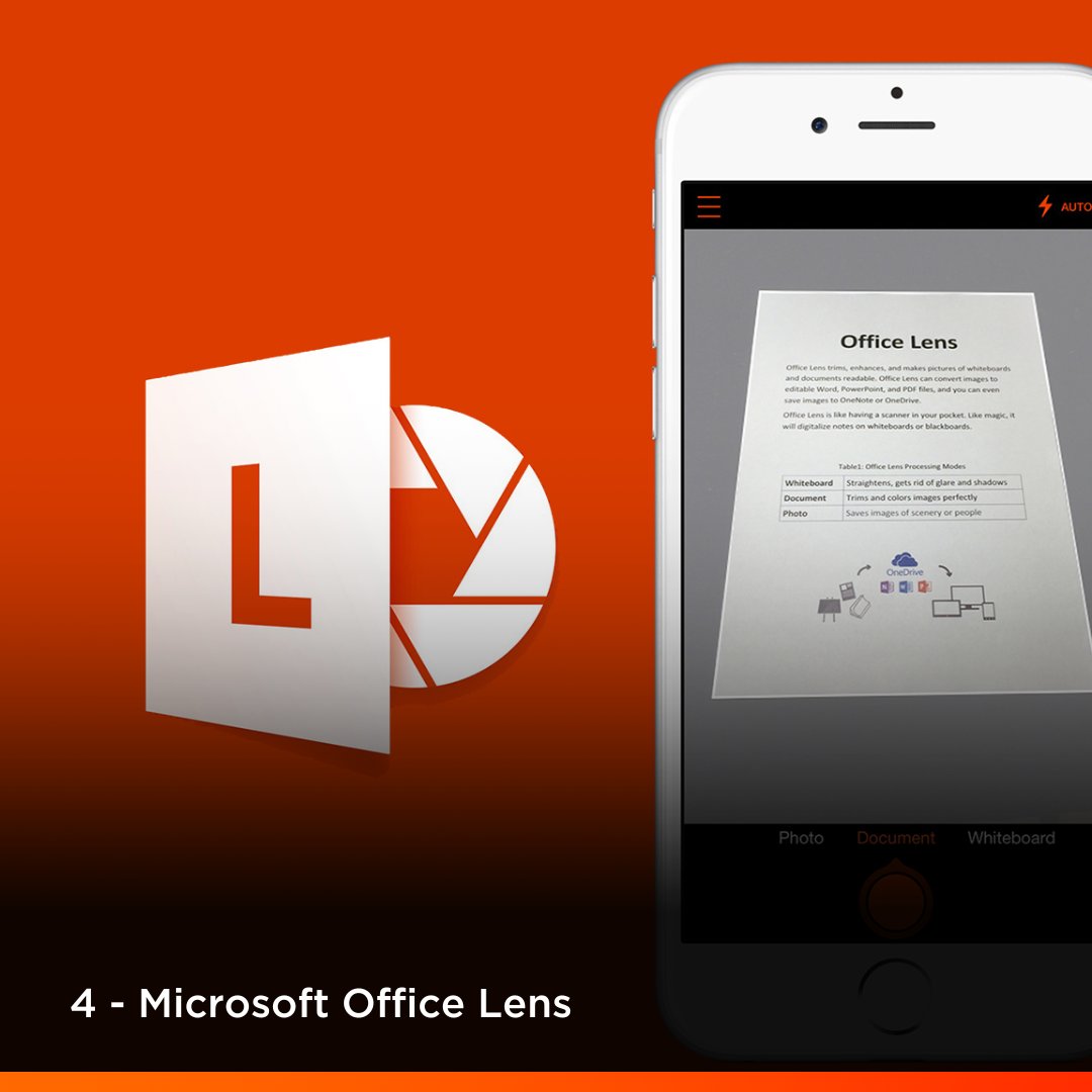 Showmetech on Twitter: "4 - Microsoft Office Lens"