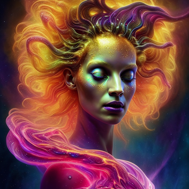 Timeless on Twitter: "RT @kaleido_color: Today's @generaitiv experiment is glowing galactic ...