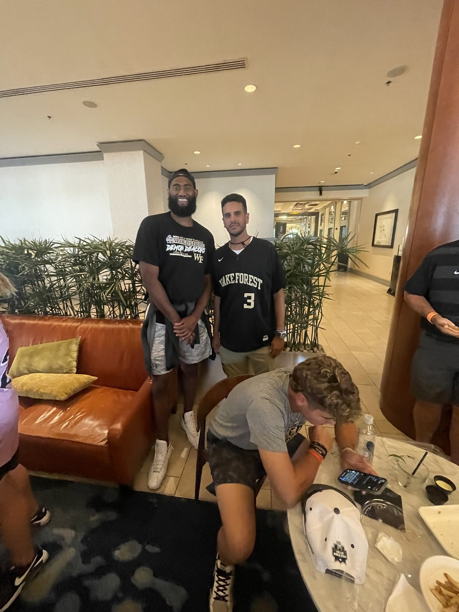 Danny Corona on Twitter: "Pre gaming…@RountreeIII #OmaDeacs @WakeBaseball https://t.co ...