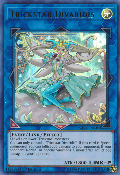 every Yu-Gi-Oh! card on Twitter: "Trickstar Divaridis"