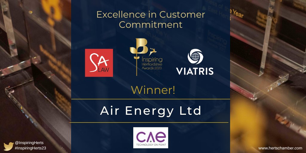 HertsChamber on Twitter: "RT @InspiringHerts: Congratulations to our Excellence in Customer ...