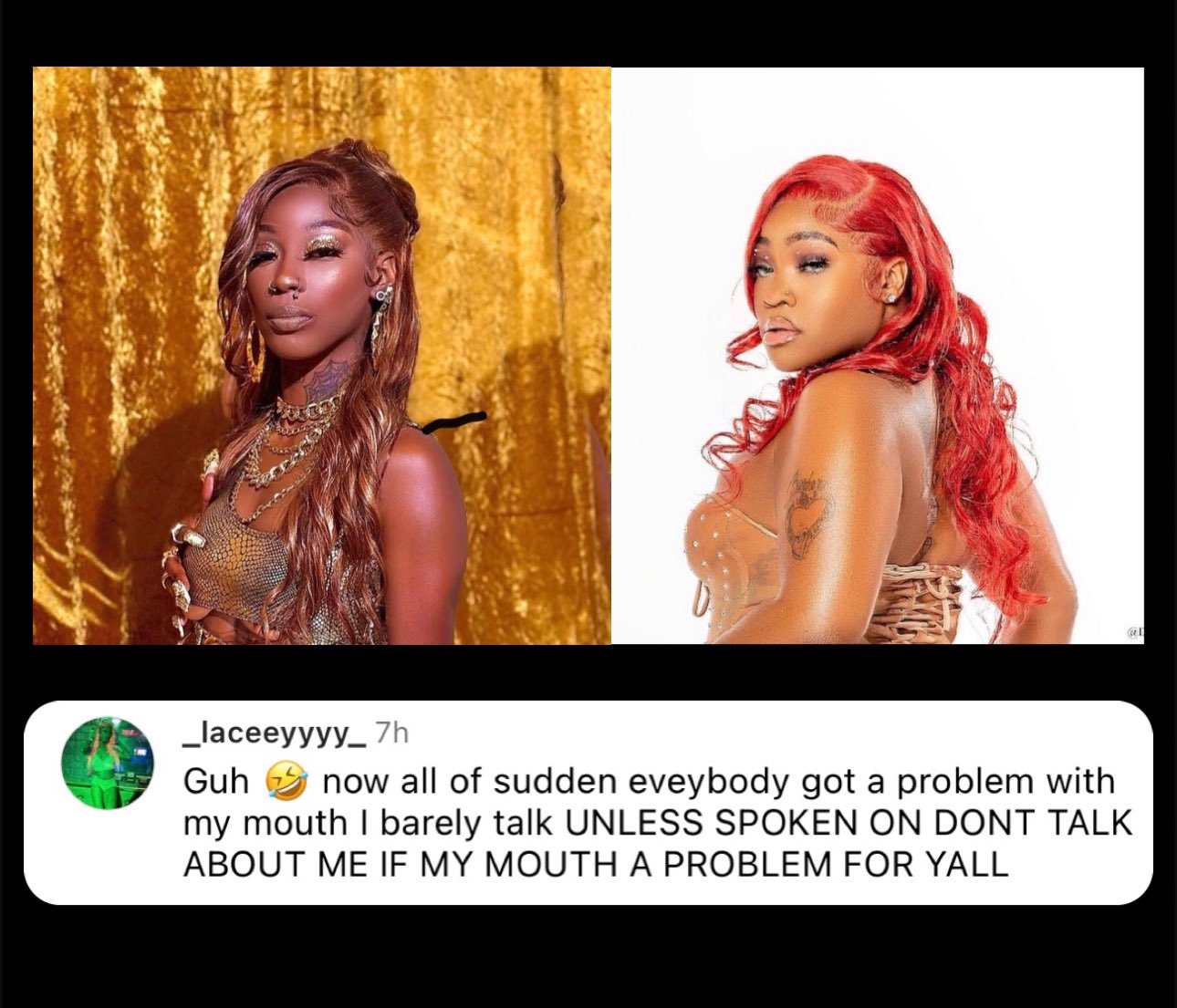 Big Lex Baddie Collection Inc On Twitter Lacey Responds To Heaven