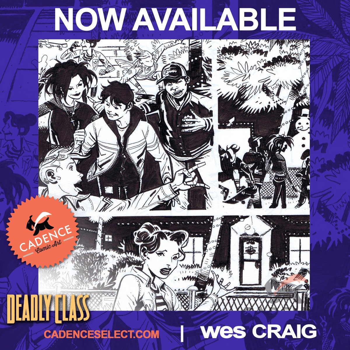 Cadence Comic Art on Twitter: "Now available! Original art from Deadly Class no.56 (Final Issue ...