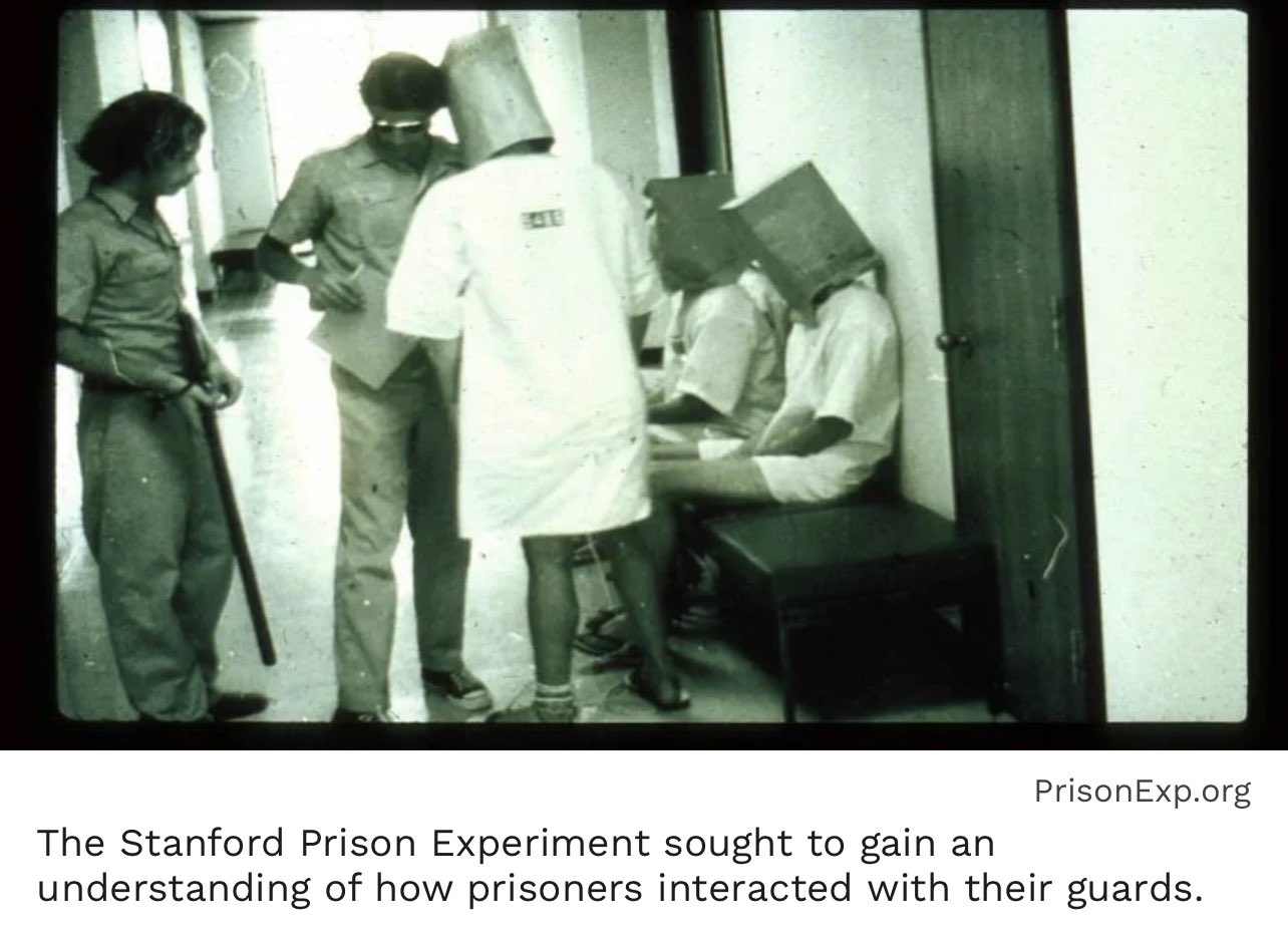 Brian Allen on Twitter: "The Stanford Prison Experiment (1971) In 1971 ...