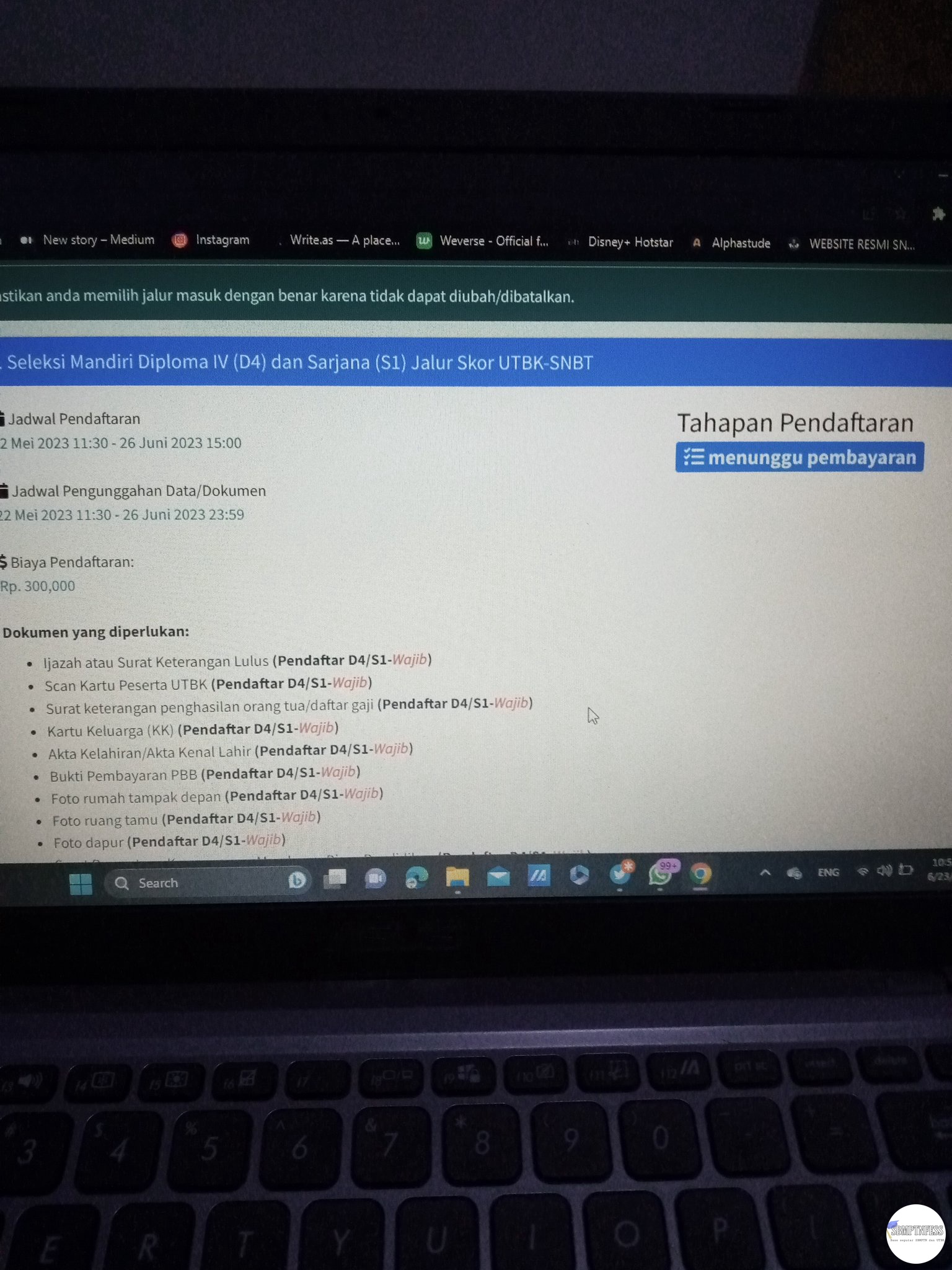 BURUANN CEK PINNED!!— SBMPTNFESS on Twitter: "👩‍🎓 GUYS TOLONG BANTU AKU, KEMARIN KAN AKU DAFTAR ...