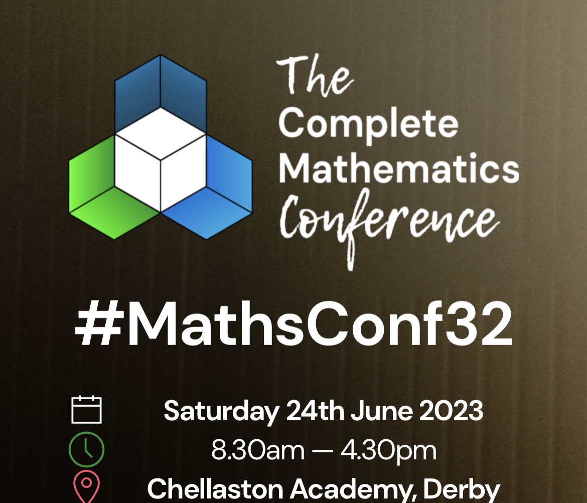 Robert J Smith on Twitter: "When it’s #MathsConfEve and too excited to sleep … see some of you ...