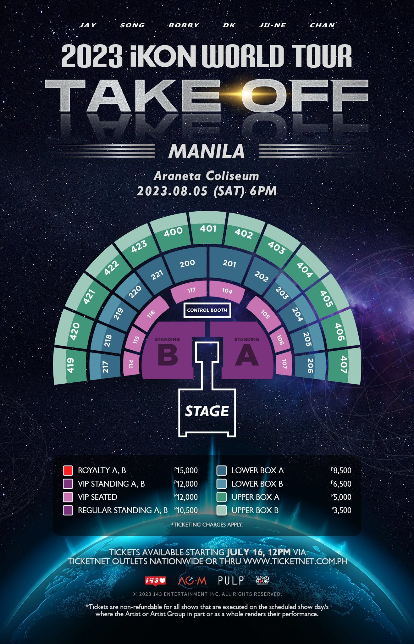 Philippine Concerts On Twitter Seat Plan Ticket Prices And Packages