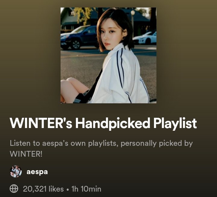 WINTER THAILAND on Twitter: "Playlist เพลงที่น้องหนาวเลือกใน Spotify ค่ะ 🎧🎵 ⭐ WINTER's ...