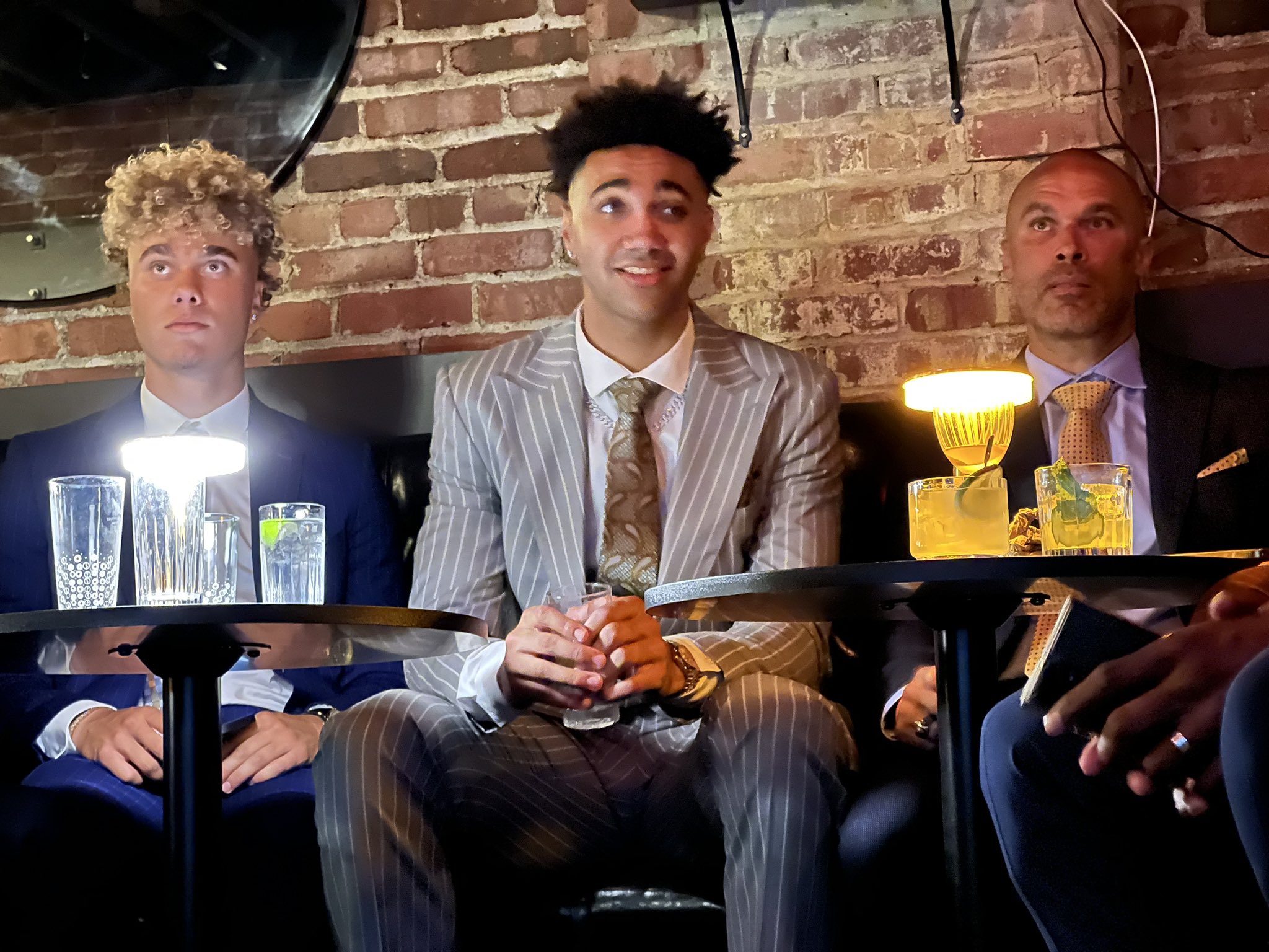 Angela Moryan on Twitter: "Trayce Jackson-Davis prepares to hear his name called in the # ...