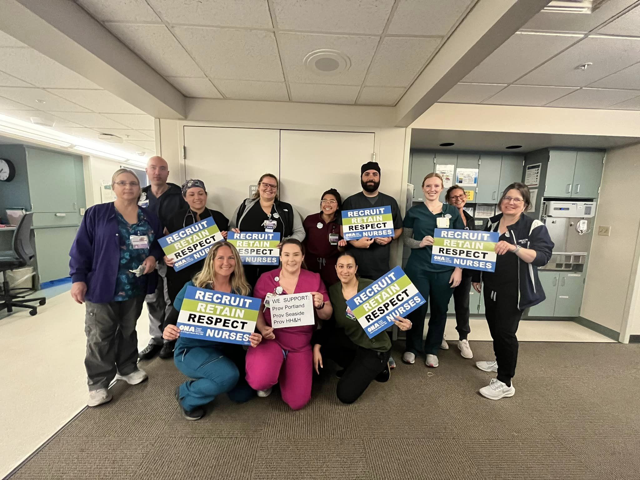 Oregon Nurses Association on Twitter: "From the other side of Oregon, nurses and doctors at ...