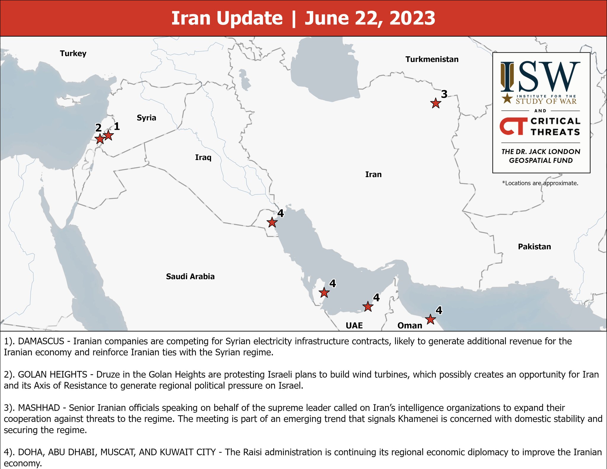 Critical Threats on Twitter: "NEW | Iranian companies are competing for Syrian electricity ...