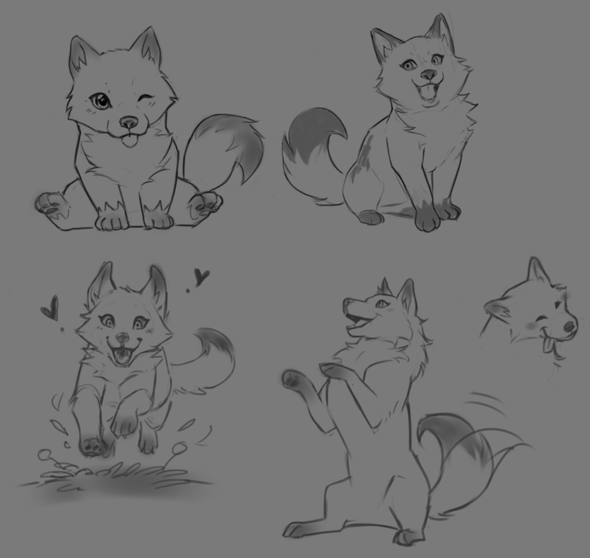 How To Draw A Anime Wolf Paw