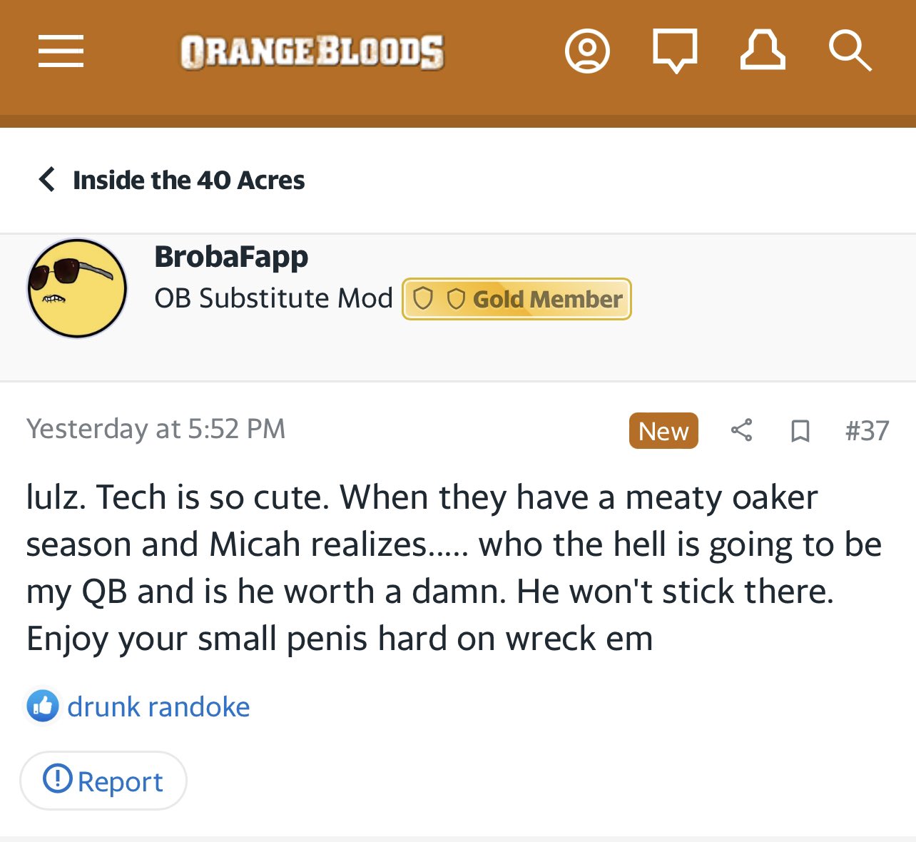 Message Board Geniuses on Twitter: "This recruit will probably leave #TexasTech immediately ...