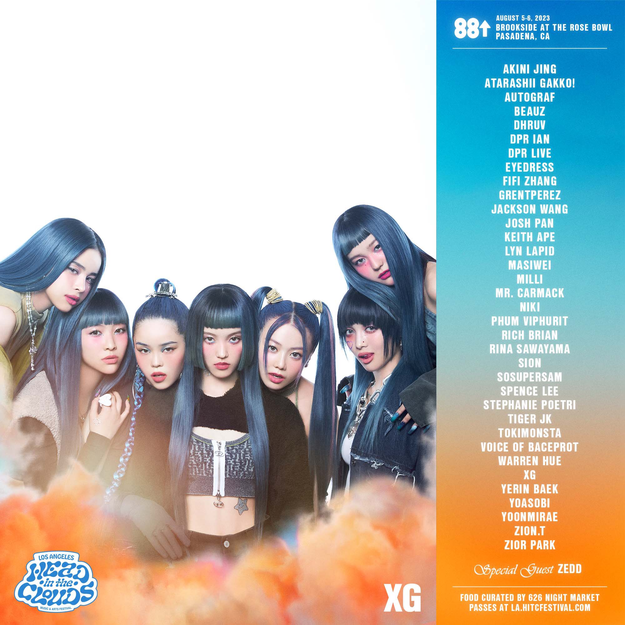 XG Charts on Twitter: "[XG in Los Angeles US] August 5 - Head In The Clouds LA August 20 - KCON ...