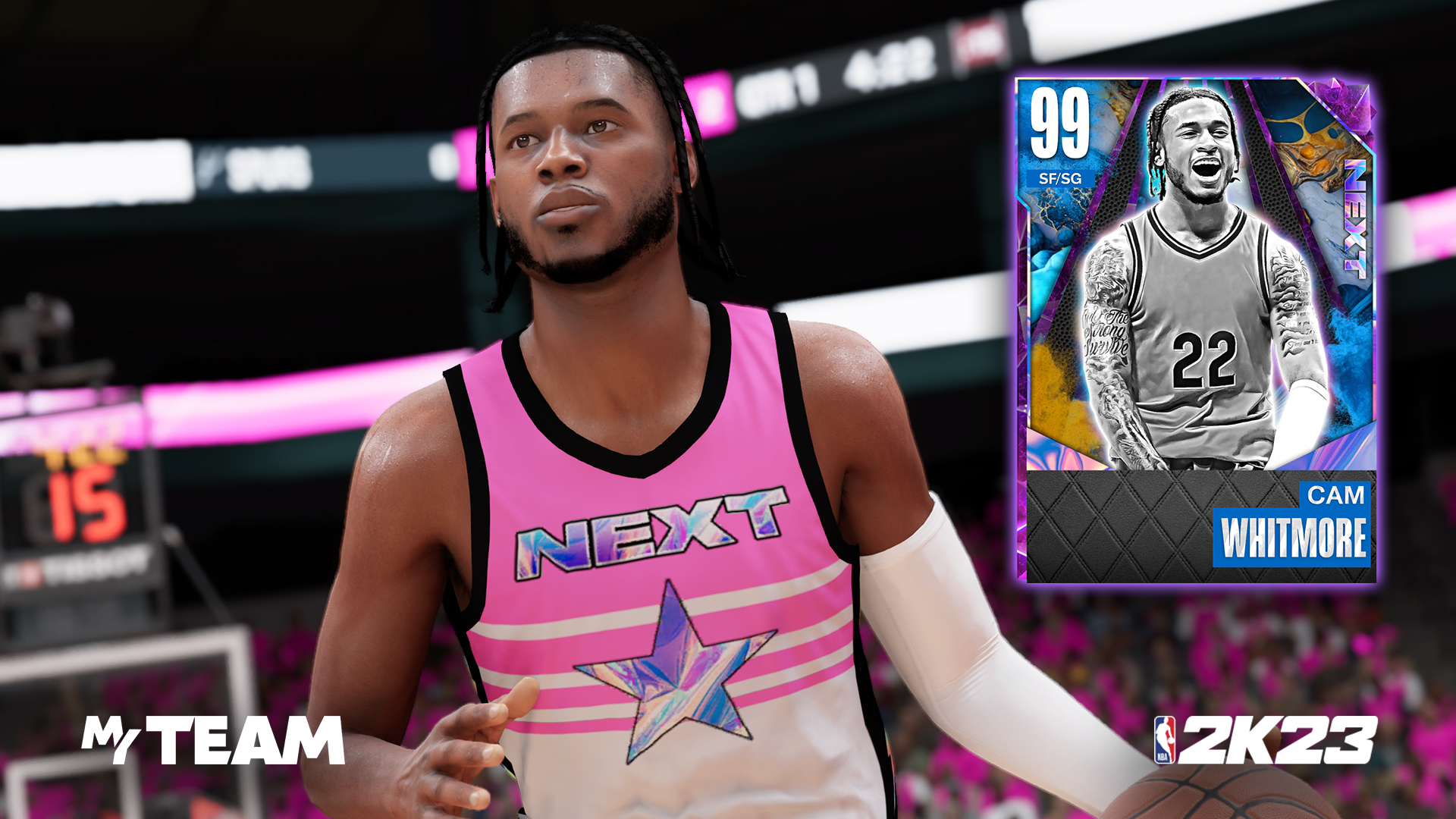 NBA 2K on Twitter: "The pick at 2️⃣0️⃣...@_camwhitmore_ Swoop up a NEXT Pack and add his Dark ...