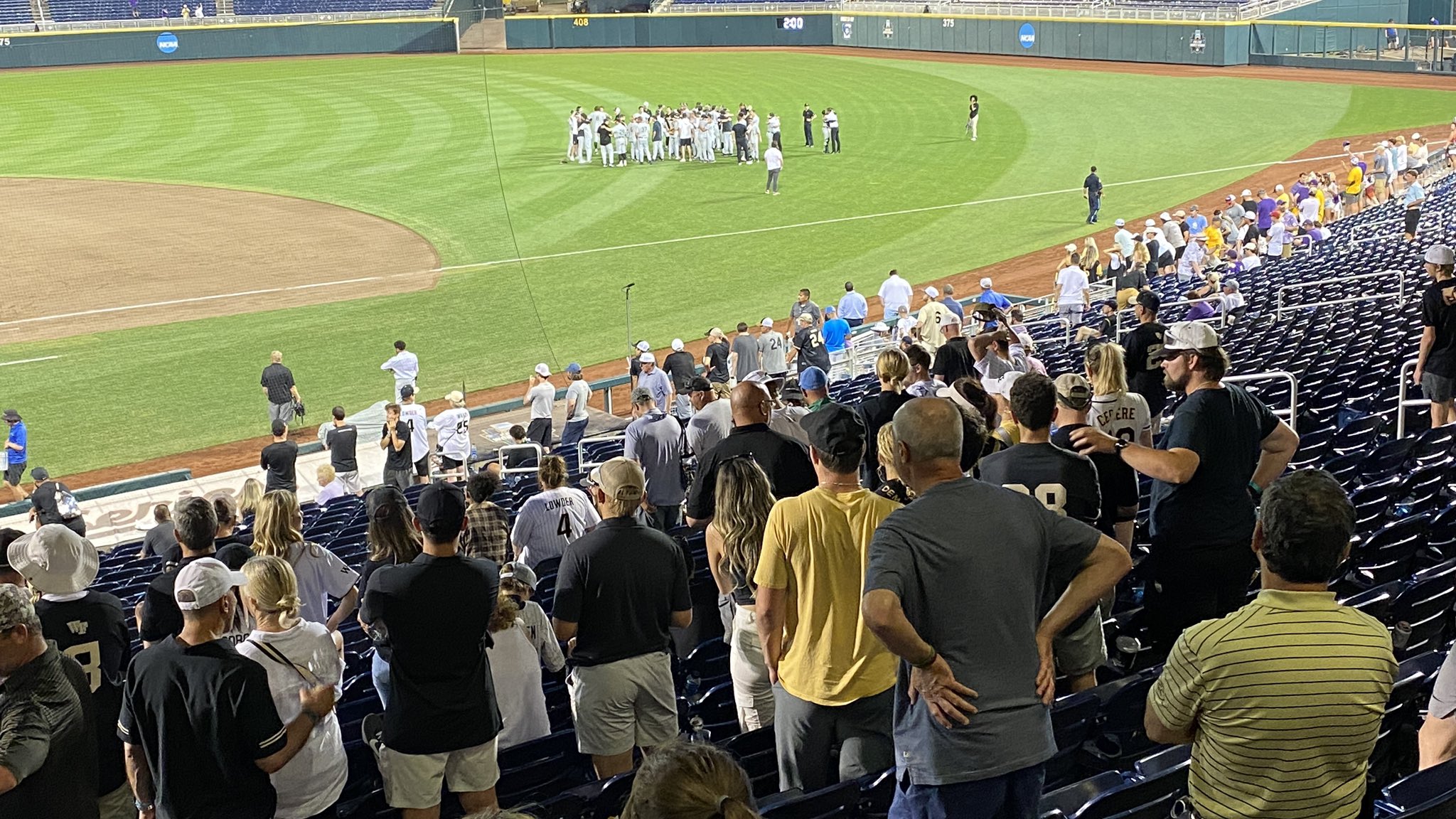 Ryan McGee on Twitter: "The @WakeBaseball faithful aren’t leaving until their Deacs do. What a ...