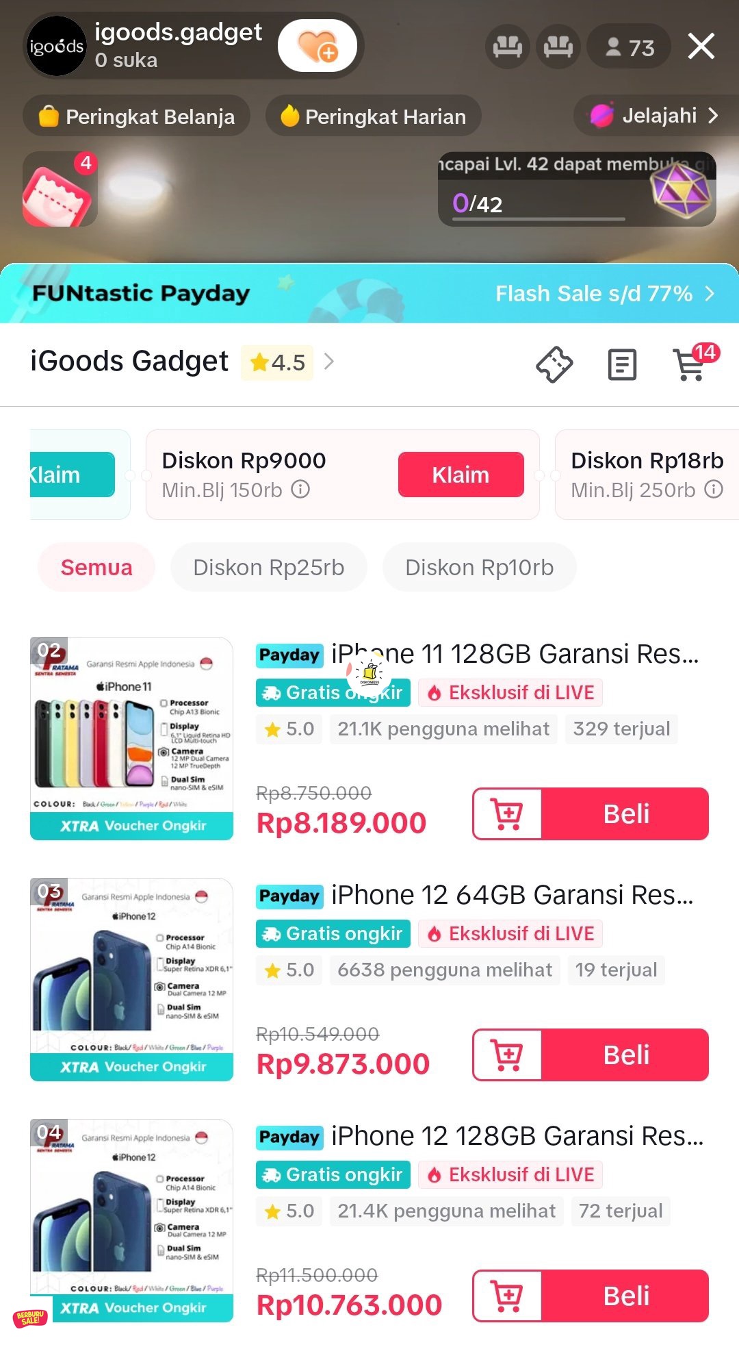 /DF - Baca Likes teratas untuk kirim menfess on Twitter: "/df payday nya di ttshop yang lagi ...