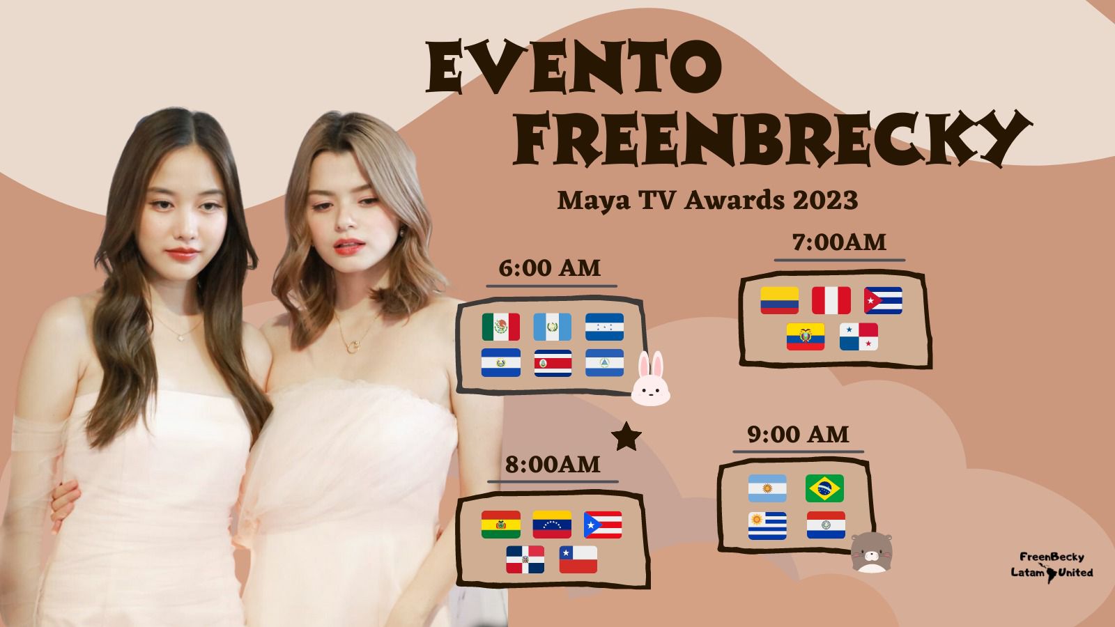 FreenBecky Latam United on Twitter: " FreenBecky x Maya TV Awards 2023 Freen y Becky están ...