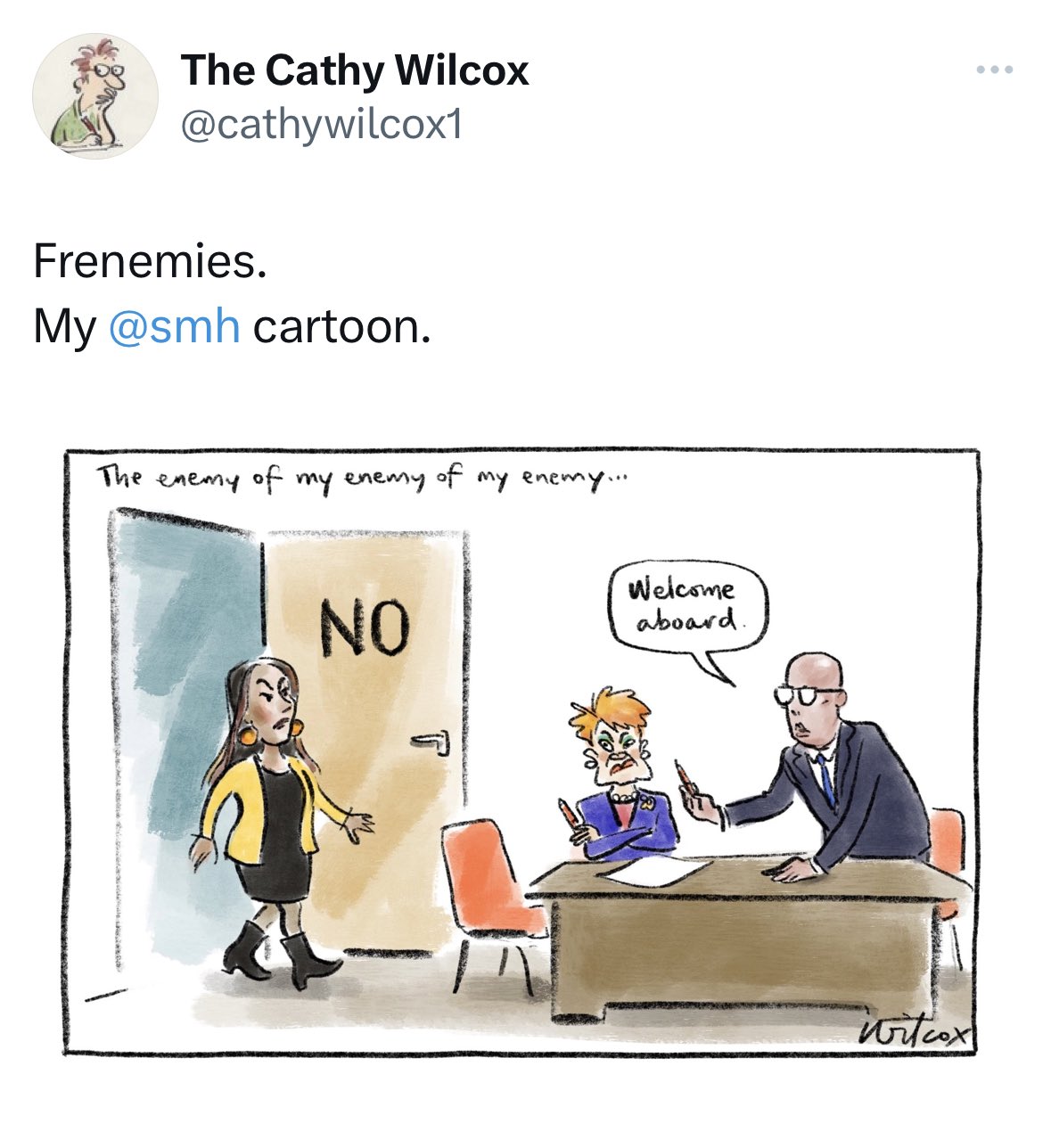 Strewth 🏳️‍⚧️🏳️‍🌈 on Twitter: "Cathy Wilcox blocked me ages ago for calling out her racist ...