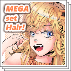uptoon(정보계정) on Twitter: "MEGA 세트 헤어 : https://assets.clip-studio.com/ja-jp/detail?id=2011137 ...