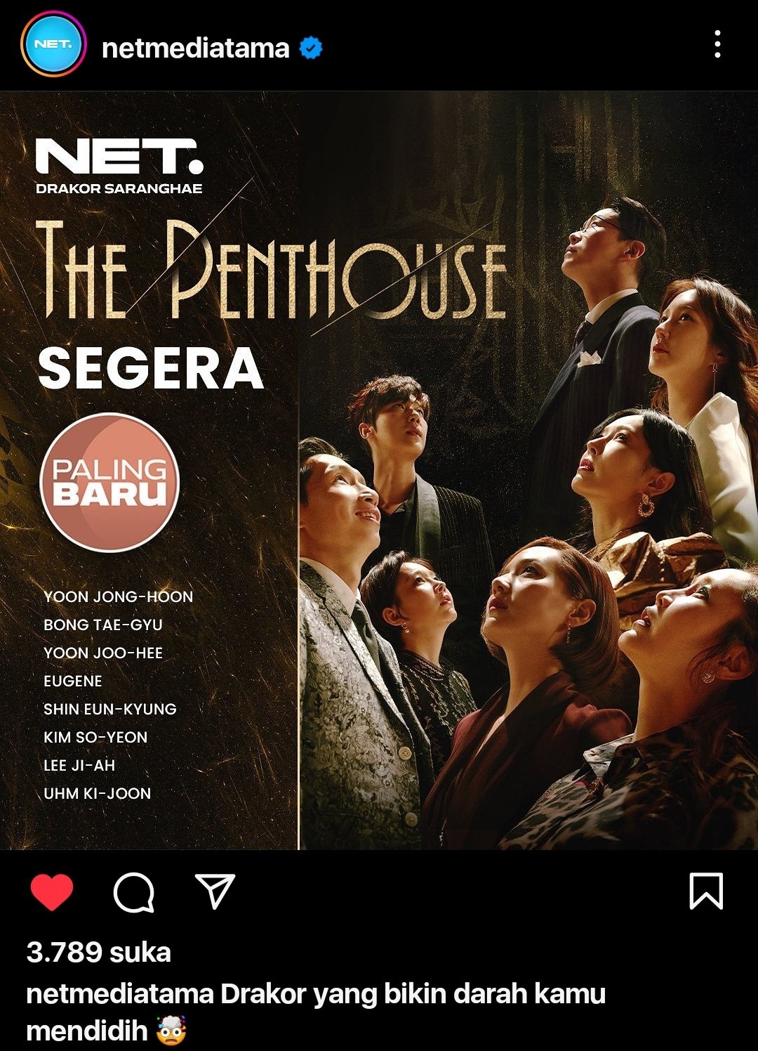 K-Drama Menfess on Twitter: "•kdm• GAIS PENTHOUSE BAKAL ADA DI NET😭😭😭 yg lulusan s3 bakal mau ...