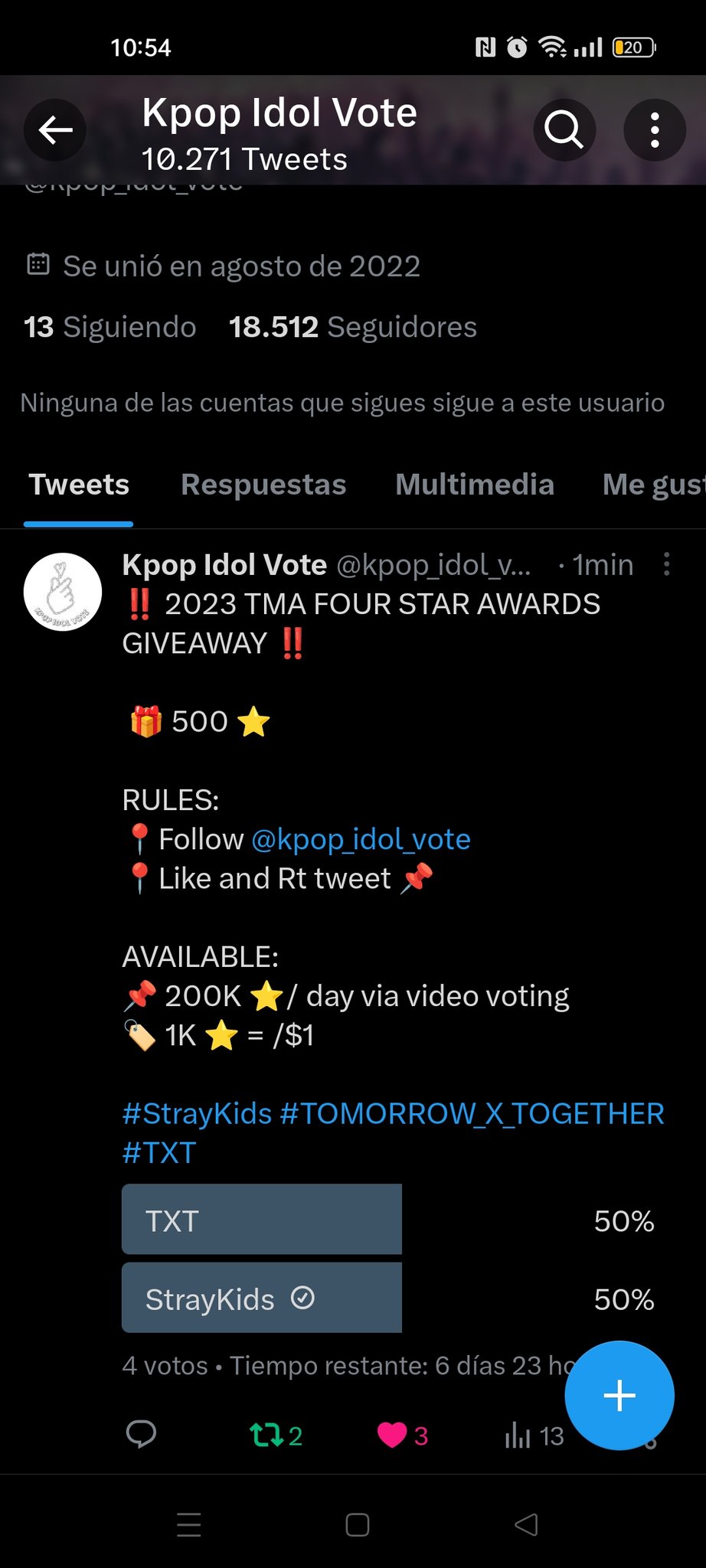 Kpop Idol Vote on Twitter: "‼️ 2023 TMA FOUR STAR AWARDS GIVEAWAY ‼️ 🎁 500 ⭐ RULES: 📍Follow ...