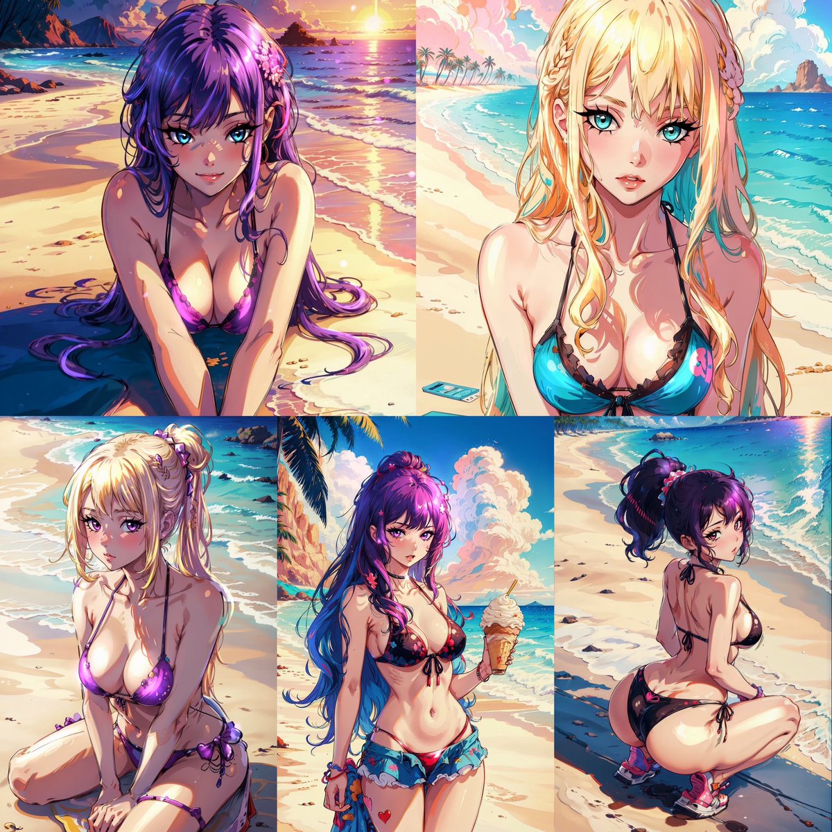 Elena 🐰 on Twitter: "🔥New collection🔥 Beach Party on @objktcom 🏖️ Conveys the atmosphere of ...