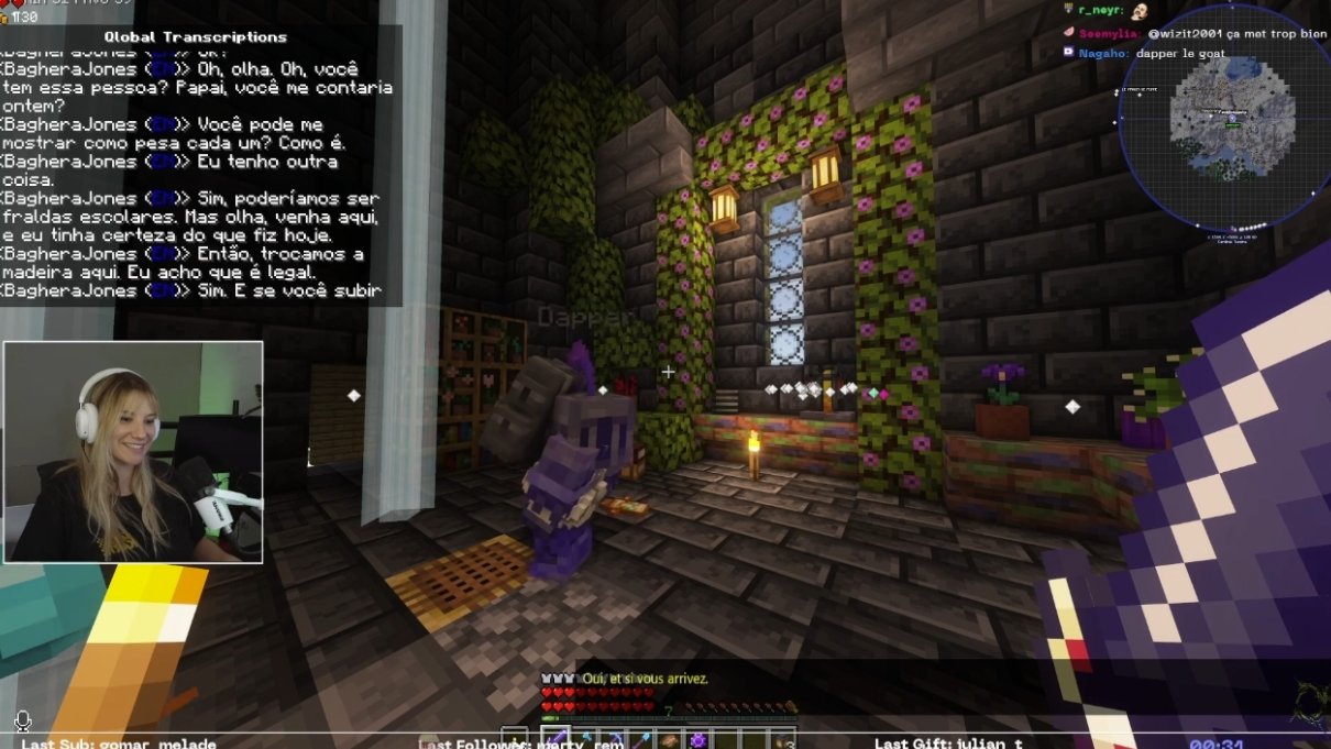 QSMP Global on Twitter: "🔵| Baghera -Continued working on her castle -Discussed with Cellbit ...