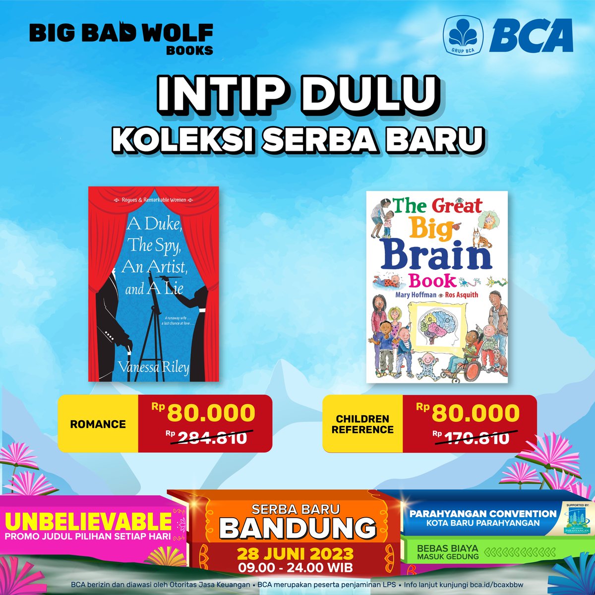 Big Bad Wolf Indonesia on Twitter: "Kalau kamu belum jadi nasabah BCA bisa mengunjungi booth BCA ...